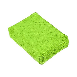 X AUTOHAUX 6pcs Green Microfiber Detailing Applicator Sponges for Applying Wax Coatings Car Wash Exterior Interior Scratch-Free