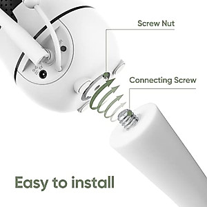 bonoch Baby Monitor Mount Baby Monitor BBM01/ BBM03/ BBM05/ BBM04, Crib Mount Camera Holder Wall Mount Flexible Mount Versatile Twist Mount Without Wall Damage, Baby Camera Stand for Crib Nursery