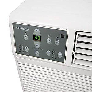 Koldfront WTC12001WSLV 12,000 BTU 208/230V Through the Wall Heat/Cool Air Conditioner with Sleeve
