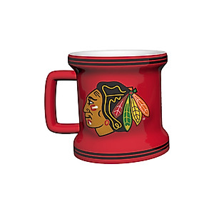 NHL Chicago Blackhawks Sculpted Mini Mug, 2-ounce