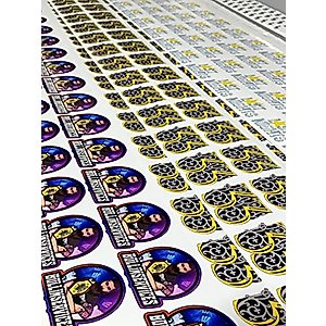 VulgrCo Custom Design Your Own Personalized Labels Stickers Decals Text Name Image Photo 120 Pack