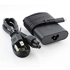 Laptop Charger 65W Watt USB Type C AC Power Adapter Include Power Cord for Dell Latitude 3400 3500 5290(2in1) 5300 5400 5500 7200(2in1) 7300 7400(2in1), LA65NM170 HA65NM170,02YK0F 0M1WCF