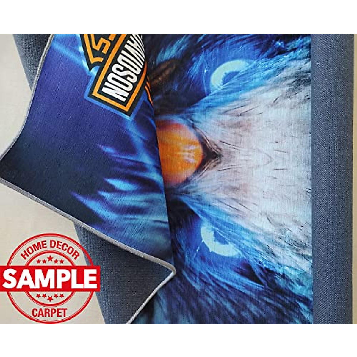 Harley Davidson mat Moto Cycles Motor Harley Davidson Decor Harley Rug Harley Davidson Harley Davidson Accessories Harley Davidson Rugs ahdc411 (2.6x4.6 feet - 80x140 cm)