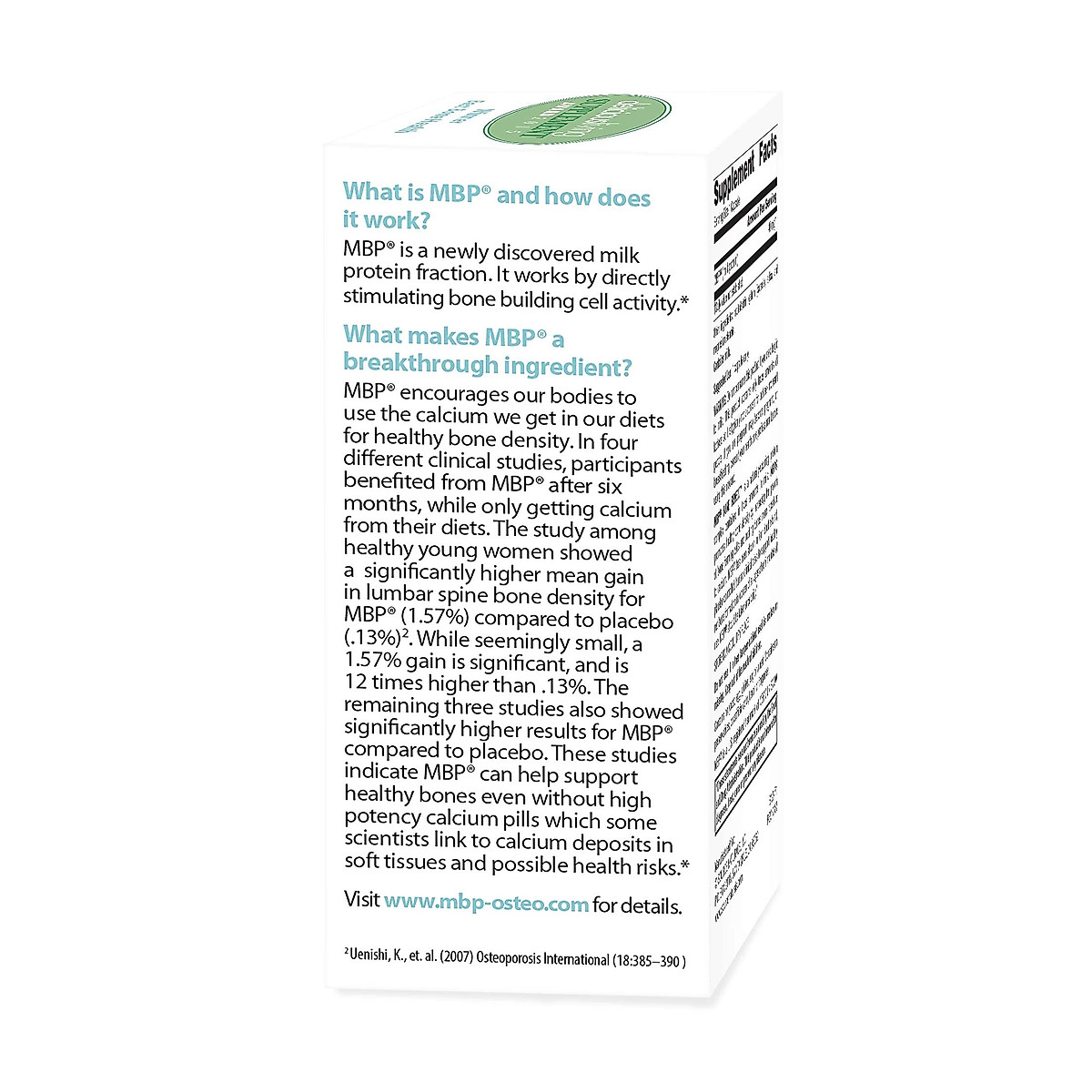 Source Naturals MBP Bone Renew - Milk Protein for Advanced Density Support - 30 Capsules