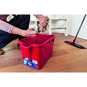 Vileda WashMat Combi 1475 – with Telescopic Handle – Loop structure for powerful Damp Cleaning – Especially Suitable For Tiles and Stone Floors