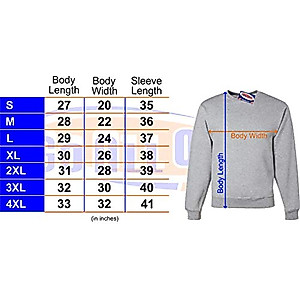 Go All Out XXXX-Large Black Adult NASA Logo Sweatshirt Crewneck