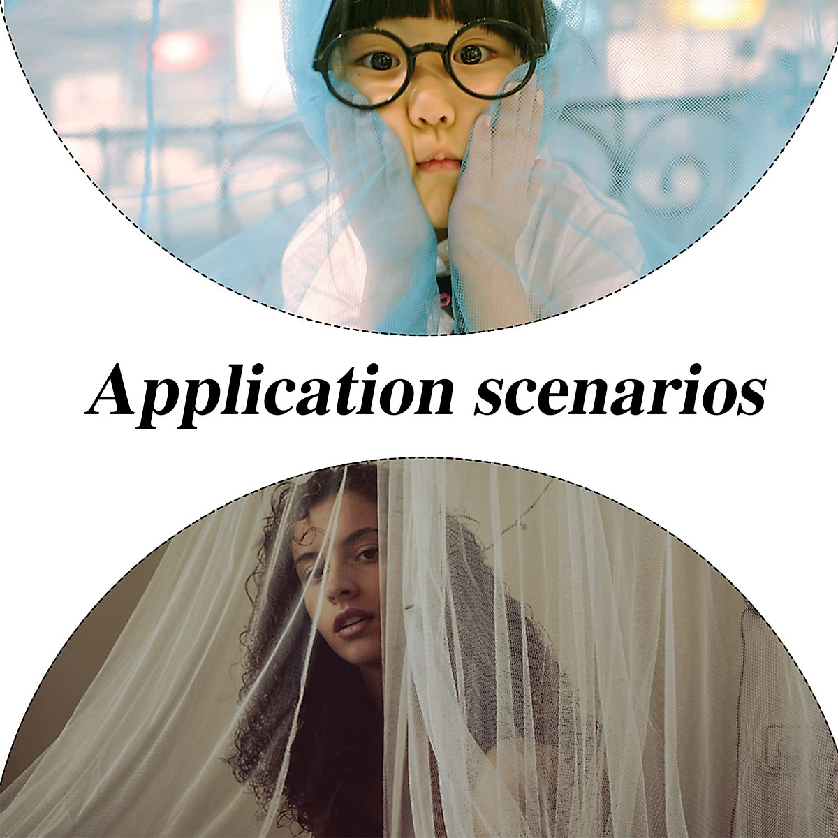 1 Set Net Stand Holder Clip- on Baby Bed Net Mounting Support Ring Rack Net Accessories