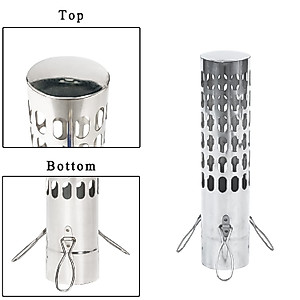 SoloWilder Spark Arrestor Stainless Steel Stove Pipe 2.36 inch Chimney Rain Cap 10.3 inch Extend Exhaust