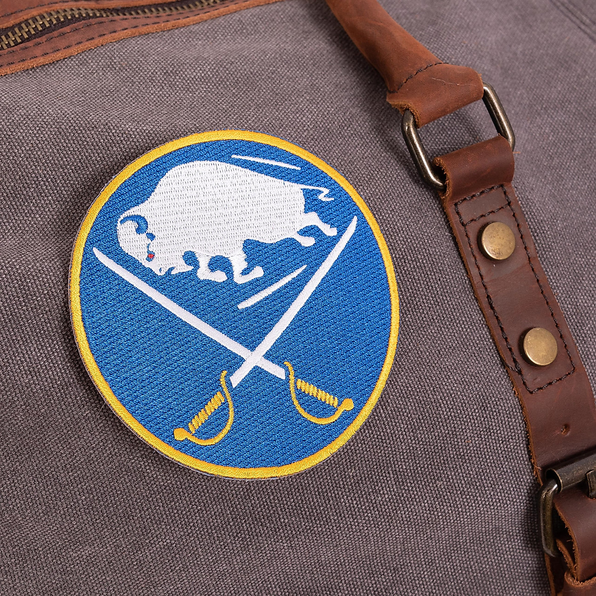 Desert Cactus Buffalo Sabres NHL Patch – National Hockey League Embroidered Iron On/Sew On Applique for Blazers, Jackets, Backpacks, Bags, Hats & Tactical Gear