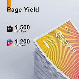 InkNI Compatible Toner Cartridge Replacement for Canon 054 CRG-054 for Color MF644Cdw LBP622Cdw MF642Cdw MF641Cw MF640C MF643Cdw Printer (Black Cyan Magenta Yellow, 4-Pack)