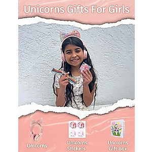 charlxee 𝟐𝟎𝟐𝟑 𝐍𝐞𝐰 Priness Wired Kids Headphones for School/Travel,Clear Mic,Shareport,95dB Volume Control,Nylon Cable,Stereo Sound,Adjustable Over Ear Headsets for Girls -Pink