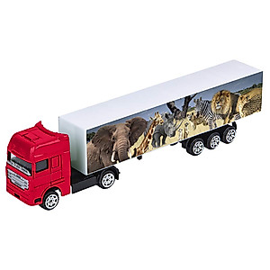 Rhode Island Novelty 7" Safari Tractor Trailer, 1 Piece per Order