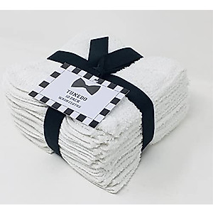 Household Bargains 10 Pack Tuxedo Wash Cloths Washcloths