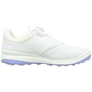 ECCO Women's Biom Hybrid 3 BOA Hydromax Water Resistant Golf Shoe, White/White, 7-7. 5