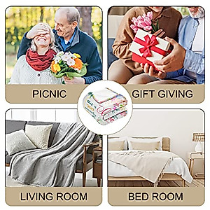 75th Birthday Gifts for Women 75th Birthday Decoration Gifts for Women Blanket for 75th Birthday 75 Birthday Gifts for Women Mom Blanket Gifts for Mom from Daughter Throw Blanket 60x50 inches