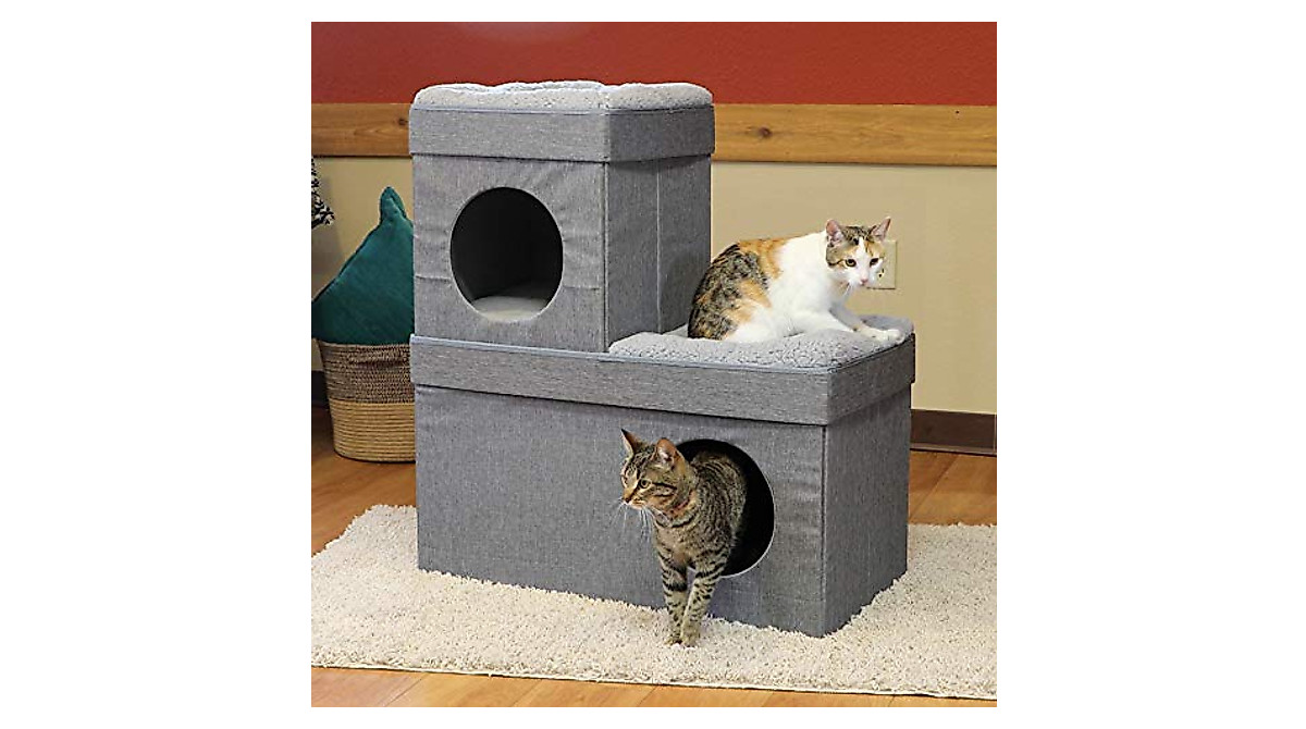 Kitty City Large Stackable Condo for Cats