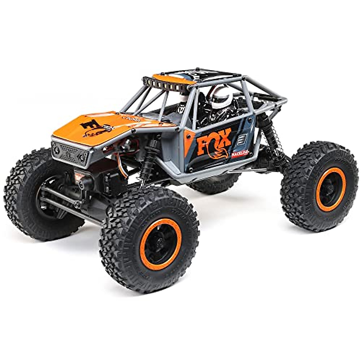 Axial RC Crawler 1/18 UTB18 Capra 4 Wheel Drive Unlimited Trail Buggy RTR (Battery and Charger Included) Grey, AXI01002T2,Grey/Orange