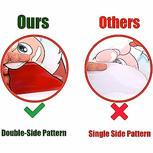 300 PCS 8 Sheet Christmas Snowflake Window Cling Stickers for Glass, Xmas Decals Decorations Holiday Snowflake Santa Claus Reindeer Decals for Party