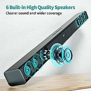 Desobry 16 inch Sound Bar for Smart TV (31.5 inch)