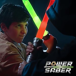 Goliath Power Saber Energy Blade Green First Ever Automatic Saber Auto Extending & Retracting Saber Extends 35" (90cm) Motion Based SFX Ages 6 and up