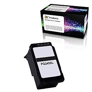 OCProducts Remanufactured Ink Cartridge Replacement for Canon PG-245XL for Canon MG2520 MG2922 MG2555 MG2920 MX490 iP2820 Printers (1 Black)