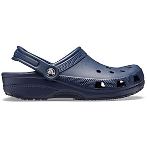 Crocs Unisex-Adult Classic Clogs (Best Sellers), Navy, 10 Women/8 Men