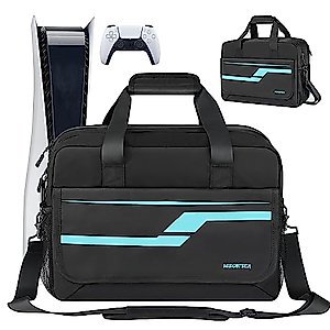 Deegotech Travel Carrying Case Compatible with PS5, Portable Protective Storage Bag for PlayStation5 Console Multiple Pockets for PS5 Disc/Controller/Game Cards & Accessories Tech Gifts for Men