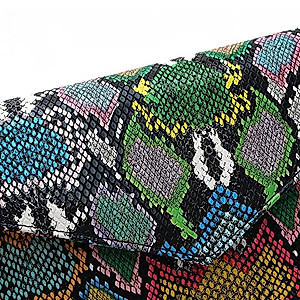 JOBEDE Snakeskin Envelope Clutch Handbag Evening Party Prom Chain Bag Women Shoulder Crossbody Bag