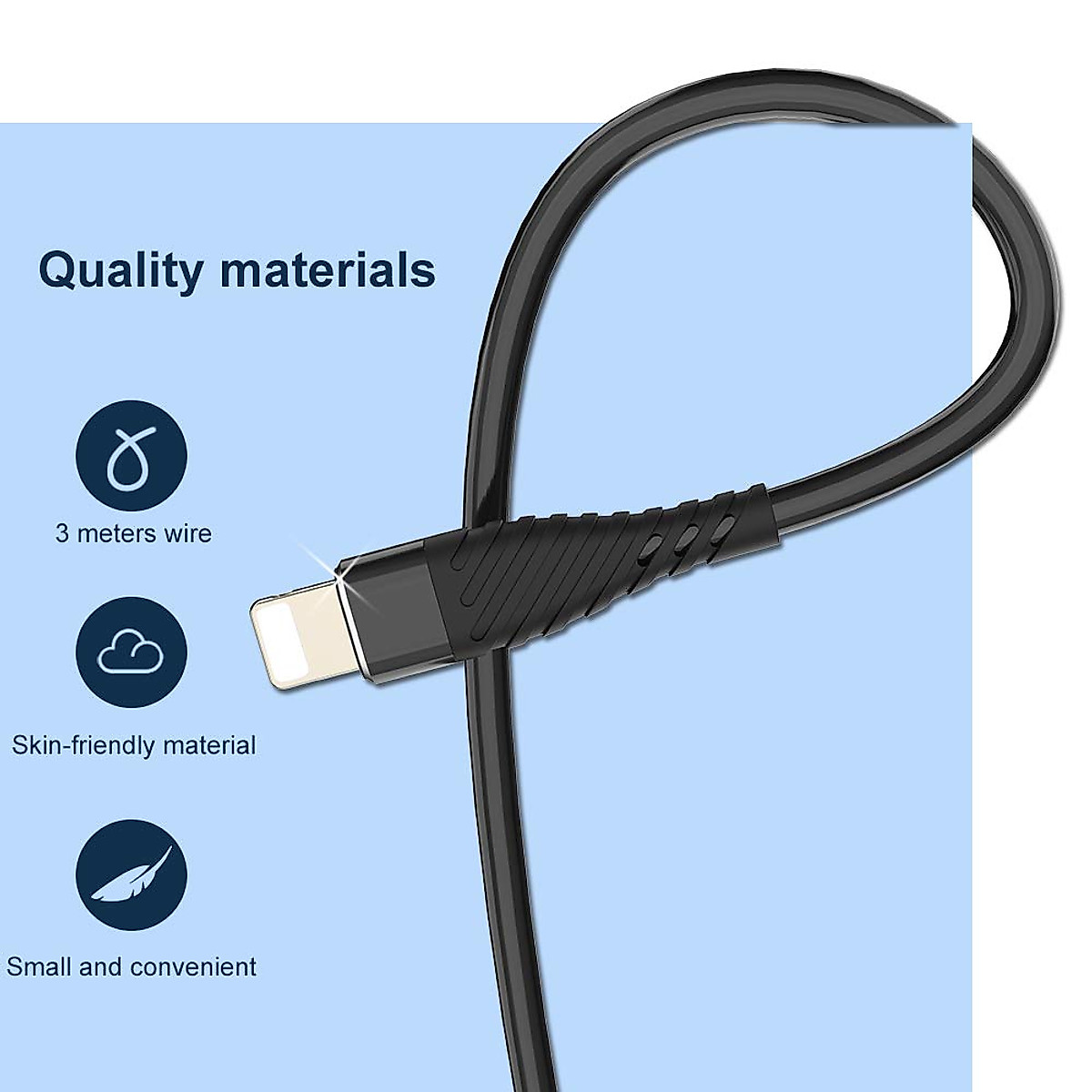 Microphone Professional for iPhone Lavalier Lapel Omnidirectional Condenser Mic Phone Audio Video Recording Easy Clip-on Lavalier Mic for Facebook YouTube Interview Tiktok for iPhone/iPad/iPod(9.8ft)