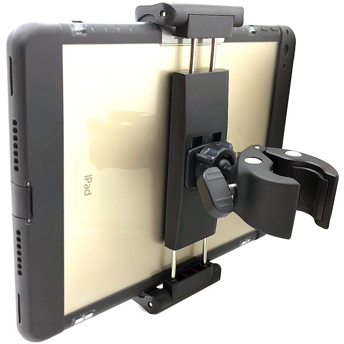 Lycan Series Marine Boat Tablet & Smartphone Pole Handle bar Boat Helm Rail Holder Mount for i Pad Pro 12.9 10.5 9.7 Air Mini GalaxyTab Phone 16 15 Pro Max Plus S24 Pixel Surface Pro Slate