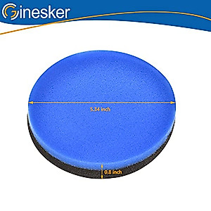 4 Pack Replacement Filter for Bissell Febreze Style 1214 Cleanview & PowerGlide Pet Upright Vacuum, Compare to Part #12141(Fragrance Scented)