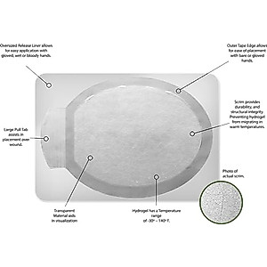 Halo Chest Seal High Performance Occlusive Dressing for Trauma Wounds, 2 Count