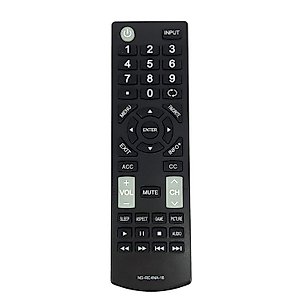 NS-RC4NA-18 Remote Control Compatible with Insignia TV NS-32D311NA17 NS-32D311MX17 NS-40D420NA18 NS-49D420NA18 NS-55D420NA18 NS-39D310NA17 NS-40D420MX18 NS-55D420MX18 NS-50D510NA17 NS-24D310NA19