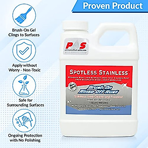 Spotless Stainless Rust Remover and Protectant - 1/2 Gallon