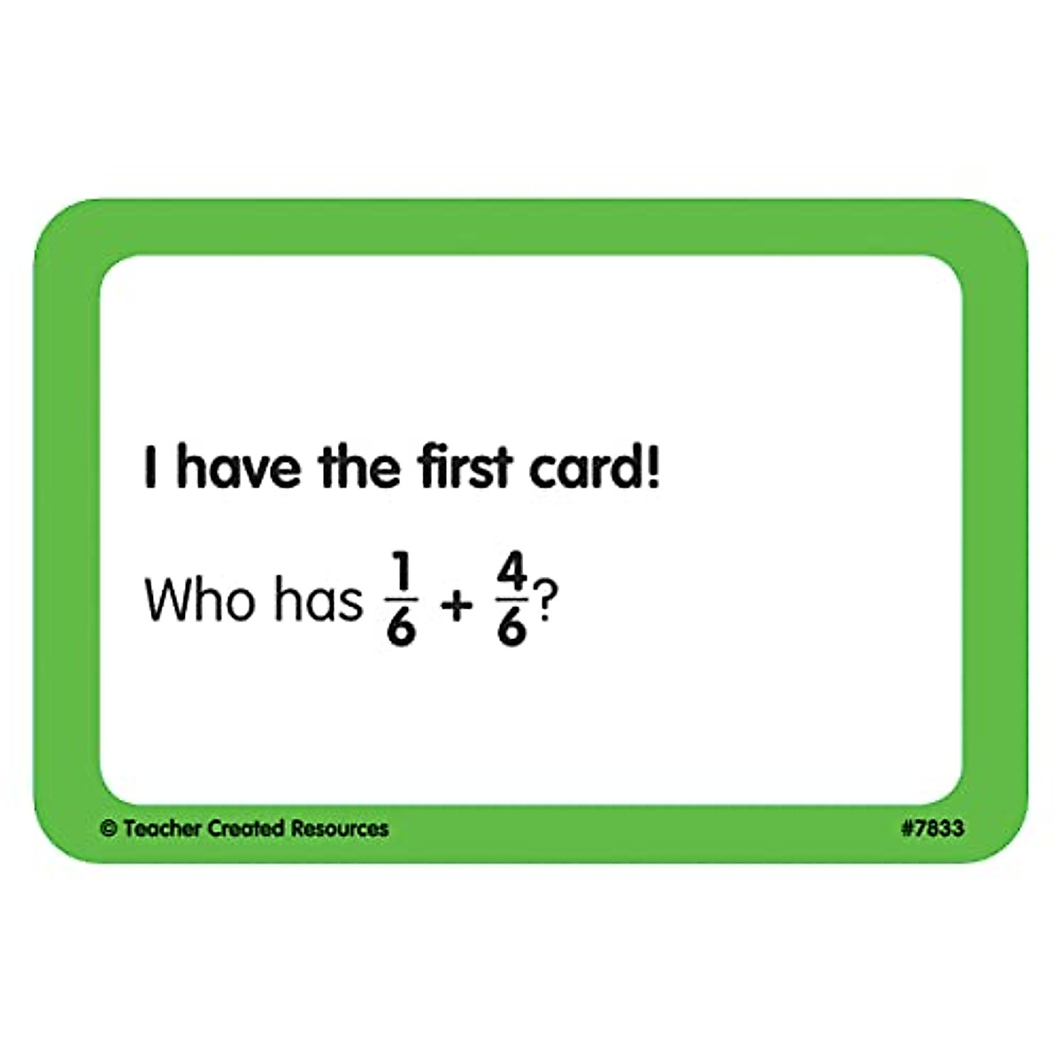 Teacher Created Resources I Have… Who Has…? Math Grades 4-5 (7833)