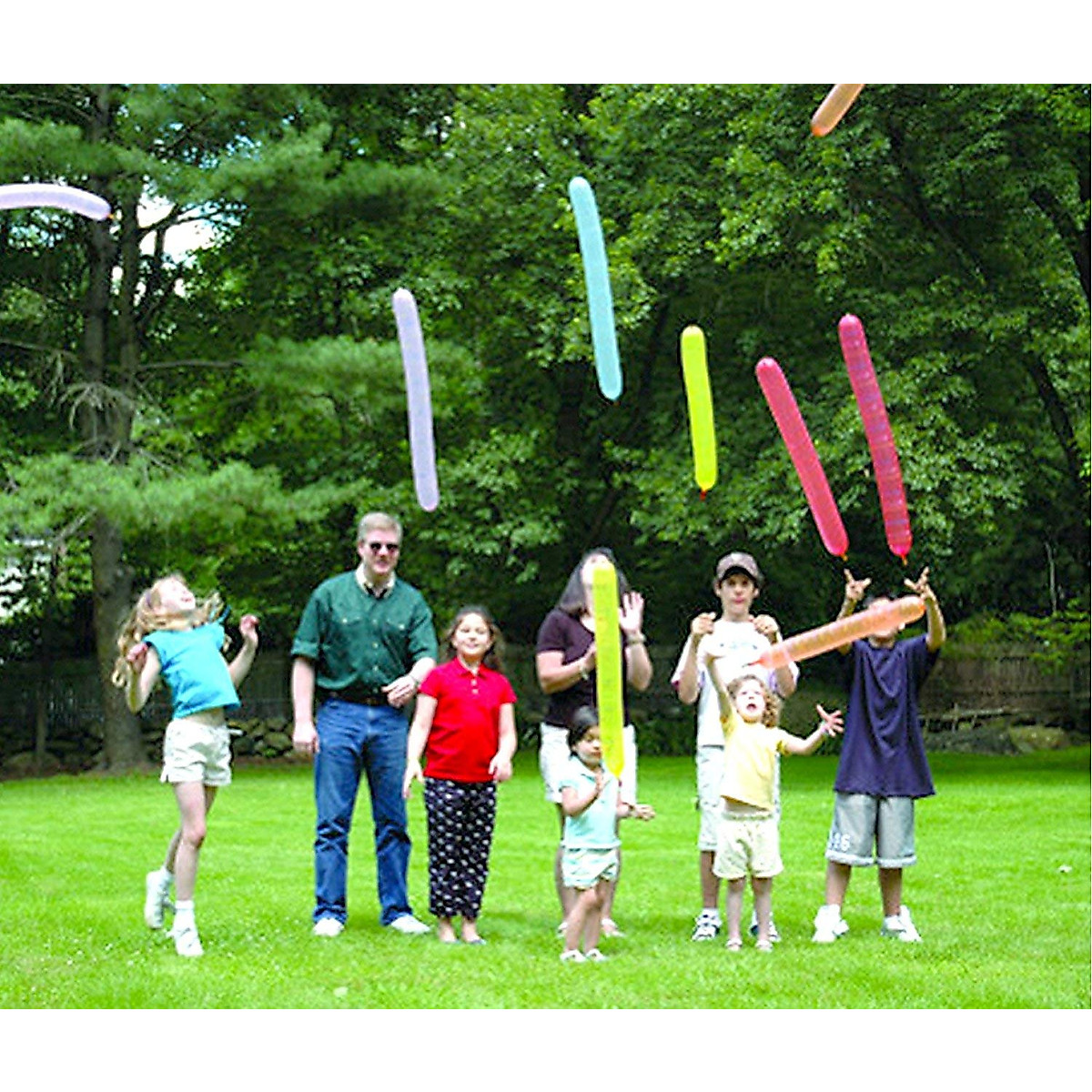 100pcs Rocket Balloons with Two Free Air Pump Colorful Giant Rocket Balloons for Parties