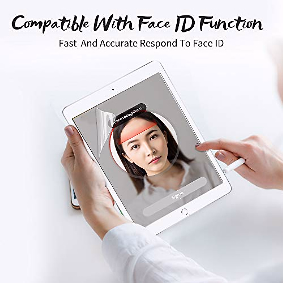 Junfire Paperfeel Screen Protector for Microsoft Surface, Anti Glare Like Paper Screen Film, Compatible with Touch Pencil