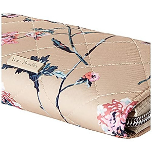 Vera Bradley Women's Performance Twill Accordion Wristlet With RFID Protection, Strawflowers, One Size