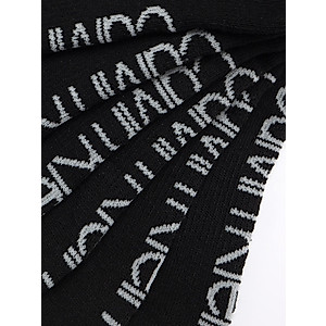 Calvin Klein Men's Socks - Cushioned Above Ankle Athletic Mini-Crew Socks (6 Pack), Size 7-12, Black