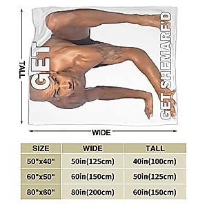 Shemar Moore Blanket Ultra-Soft Micro Fleece Blanket Warm Cozy Plush Bed Blanket Lightweight Sofa Throw Blanket