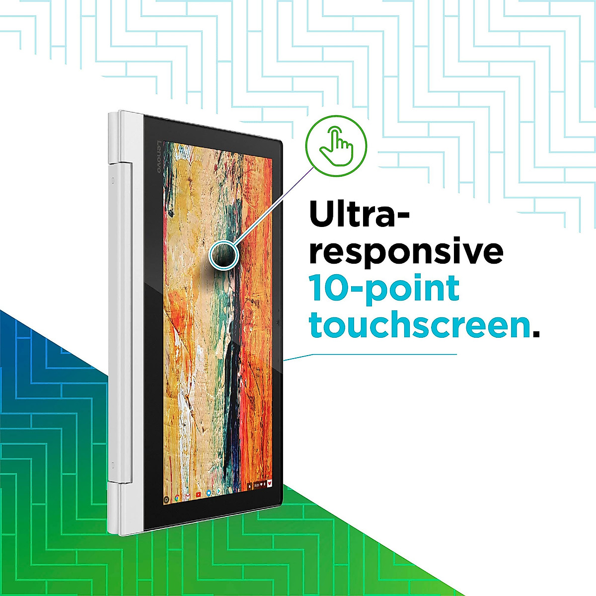 Lenovo Chromebook Flex 3 11" Laptop, 11.6-Inch HD IPS Display, MediaTek MT8173C, 4GB RAM, 64GB Storage, Chrome OS, Blizzard White