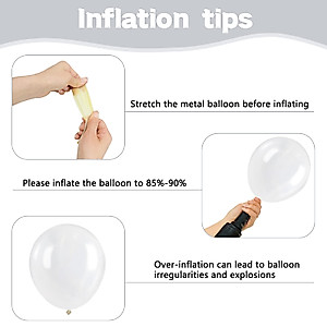 130Pcs Clear Balloons Different Sizes 5 10 12 18 Inch Clear Balloon Garland Arch Kit, Transparent Latex Balloons for Birthday Wedding Baby Shower Party Decorations.(Clear)…