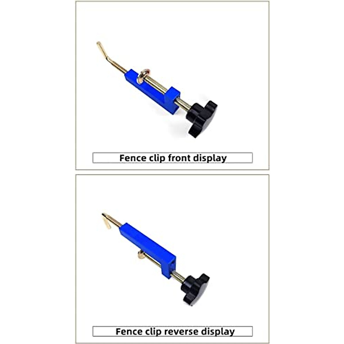 1/2Pcs Universal Fence Clamps Aluminium Alloy Clamp G Clip MultiFunctional Woodworking Fixing Tools (2pc Blue)