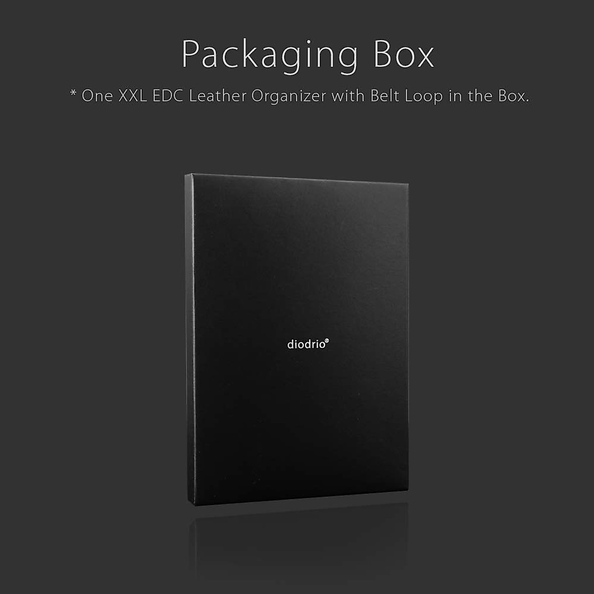 XXL EDC Leather Sheath for Leatherman Multitools Sheath, EDC Belt Sheath Pocket Organizer for 5 inch Knives Tactical Flashlights Tools, Leather Holster for Leatherman Multitool Flashlight, Chestnut.