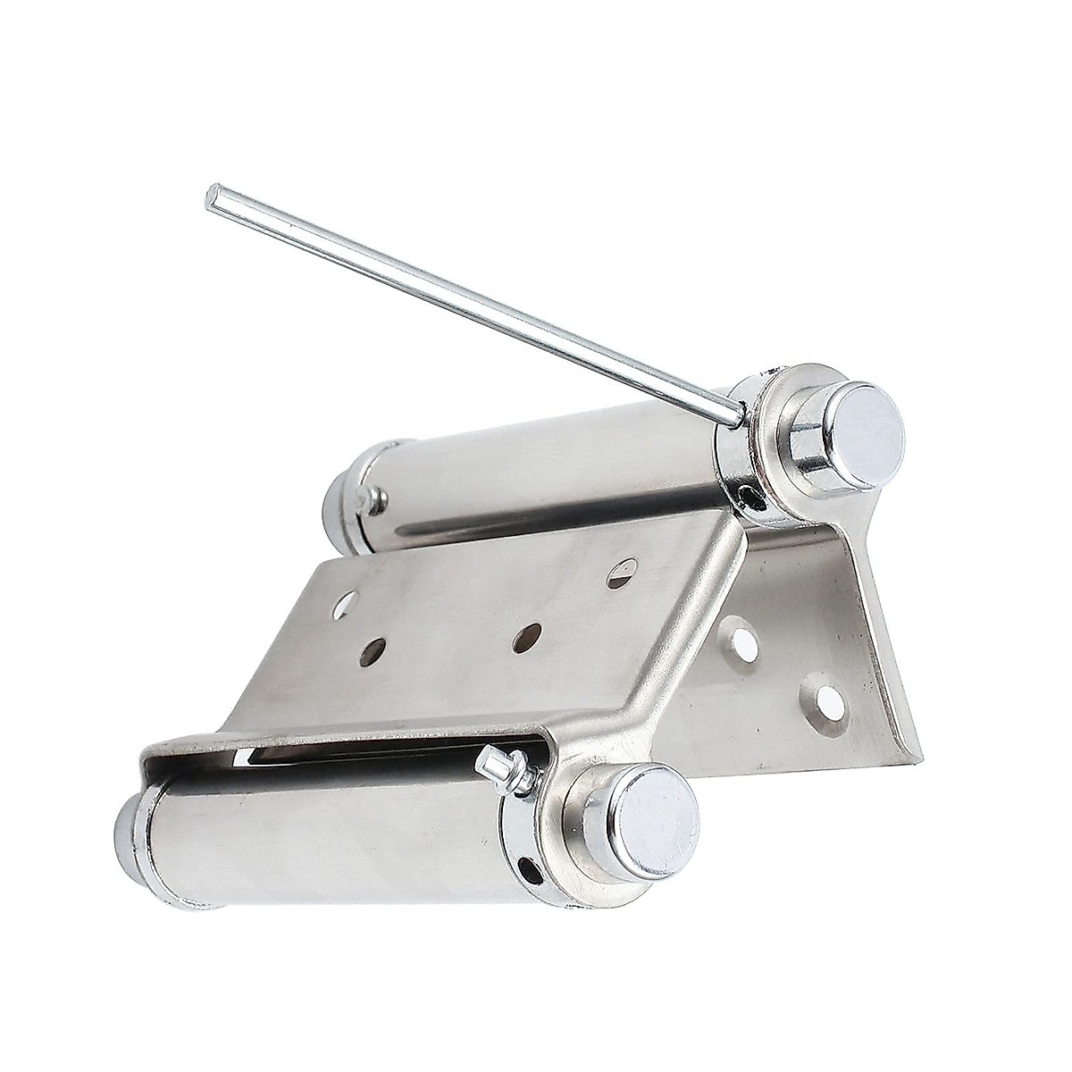 Kitchen Doors Cabinet Hinges,Cupboard Door Clip-on,Durable 4pcs 3Inch Double Action Hinges Swing Spring Hinge Stainless Steel Gate Spring Hinge Door Furniture Cabinet Drawer Hardware Tool for Doors