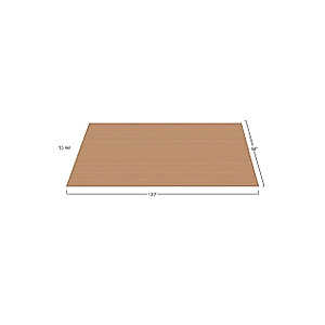 G-Floor for Pets Ribbed Channel Protective Vinyl Floor Covering for Hardwood, Concrete, and Low-Pile Carpet - 5ft x 10ft Sandstone