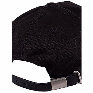 A | X ARMANI EXCHANGE Men's Baseball hat, Black & White, One Size