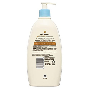 Aveeno Baby Daily Moisture Moisturizing Lotion for Delicate Skin with Natural Colloidal Oatmeal & Dimethicone, Hypoallergenic, Fragrance-, Phthalate- & Paraben-Free, 18 fl. oz (Package may vary)