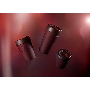 KeepCup Thermal - Vacuum Insulated Stainless Steel, Reusable Coffee Cup with Splashproof Sipper Lid, Medium 12oz/340ml - Alder