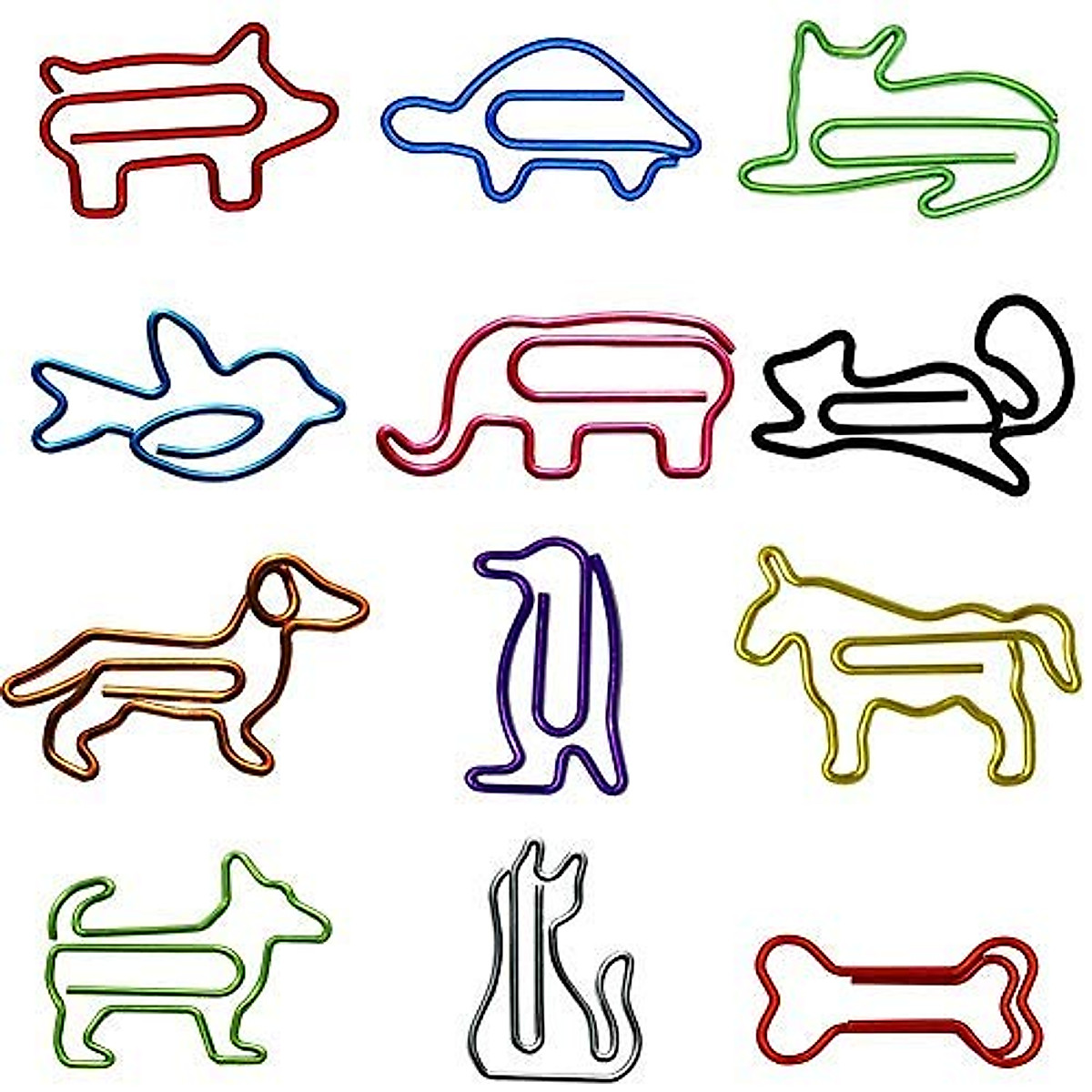 Cute Small Colorful Paper Clips - Fun Office Supplies & Gifts